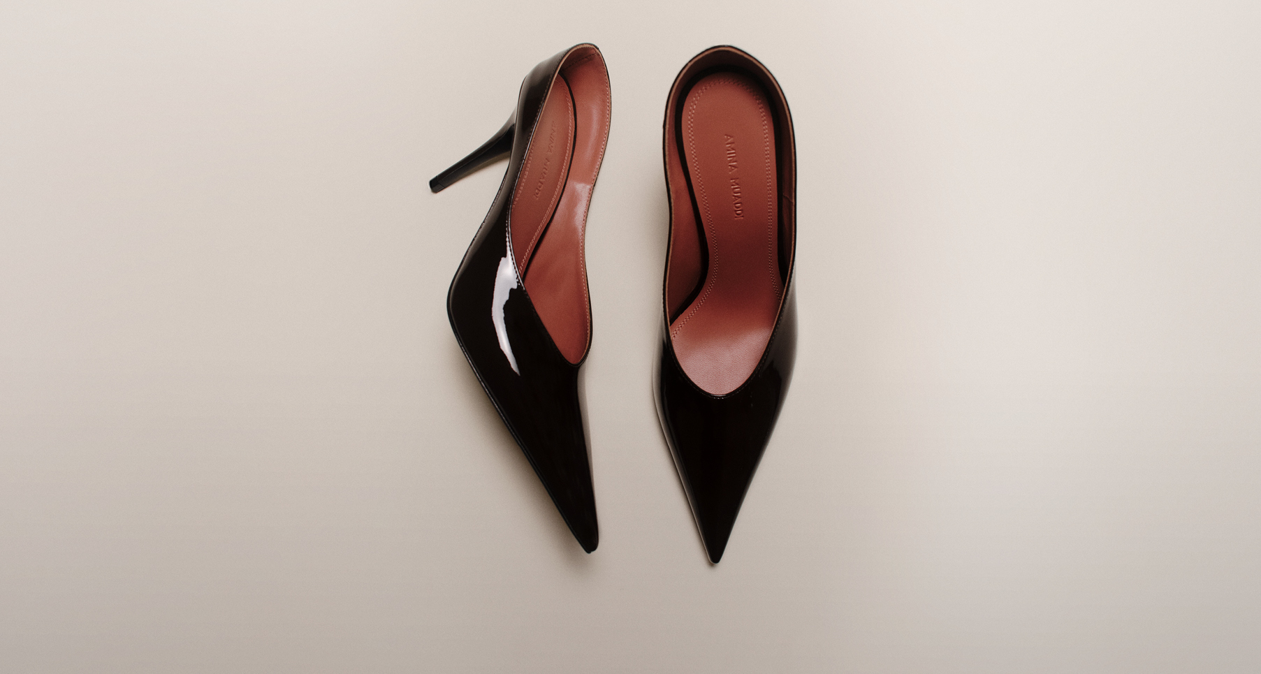 Salones destalonados Bow Tie 105 de malla en marrón - Aquazzura | Mytheresa